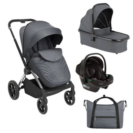 Kikka boo Kolica Kara 3in1 premium set sa autosedištem I-Xtend I-size i tvrdom korpom Grey KKB23142 XTSET