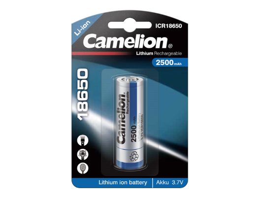 Camelion punjiva baterija Li-Ion 18650 2.500 mAh