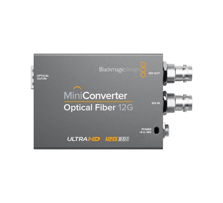 BLACKMAGIC MINI CONVERTER - OPTICAL FIBER 12G CONVMOF12G