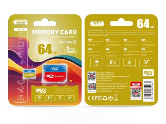 XO memorijska kartica 64GB microSDXC cl. 10 + adapter