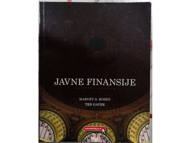 Rosen - Gayer: JAVNE FINANSIJE