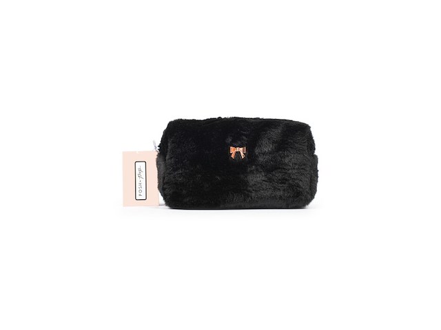 Neseser - Posh and Pop, Cozy, Black, Fur
