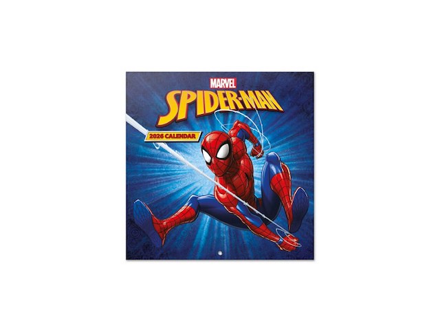 Zidni kalendar 2026 - Marvel, Spiderman, 30x30 cm