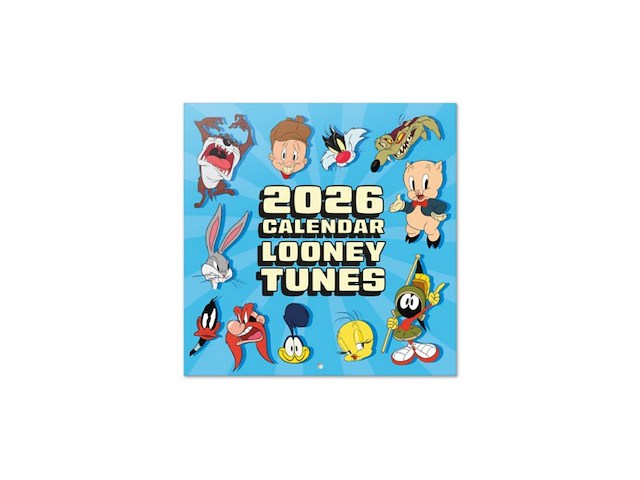 Zidni kalendar 2026 - Looney Tunes, 30x30 cm