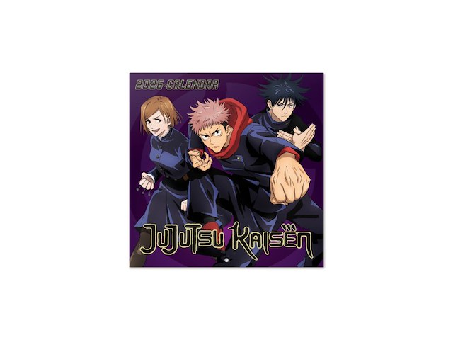 Zidni kalendar 2026 - Jujutsu Kaisen, 30x30 cm