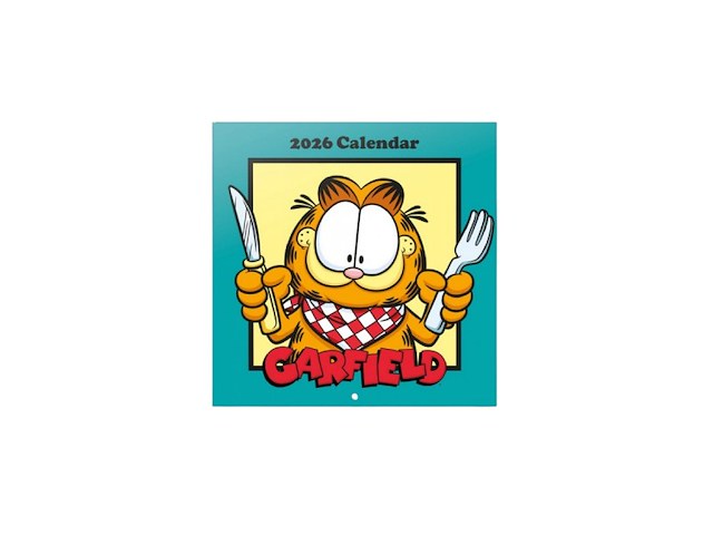Zidni kalendar 2026 - Garfield, 30x30 cm