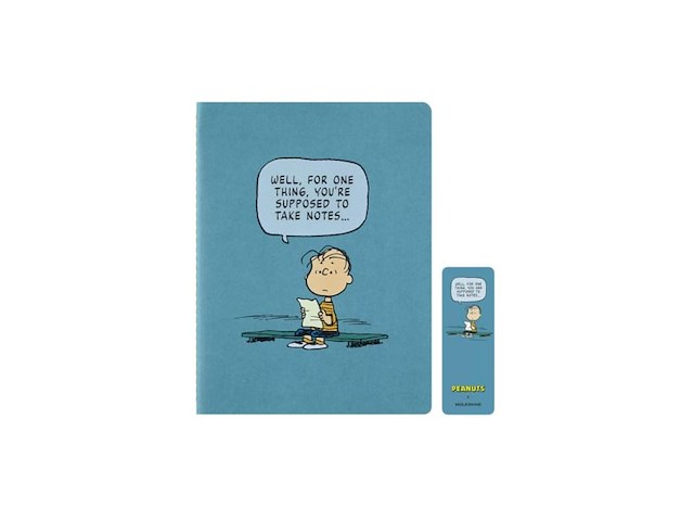 Agenda - Moleskine, Snoopy, Large, Flex Cover, Blue