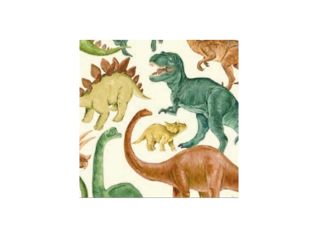 Ukrasni papir T - Dinosaurs, 70x50 cm