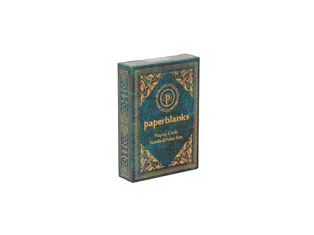 Karte za igranje - Paperblanks, Turquoise Chronicles