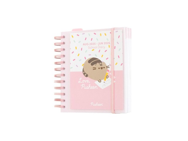 Datumirana agenda 2025/26 - Pusheen, 11 Months, Day to Page