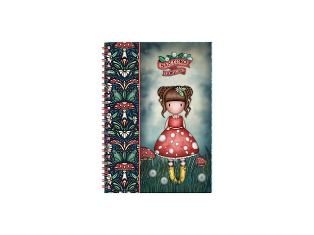 Agenda - Little Mushroom, With Bookmarks, spirala