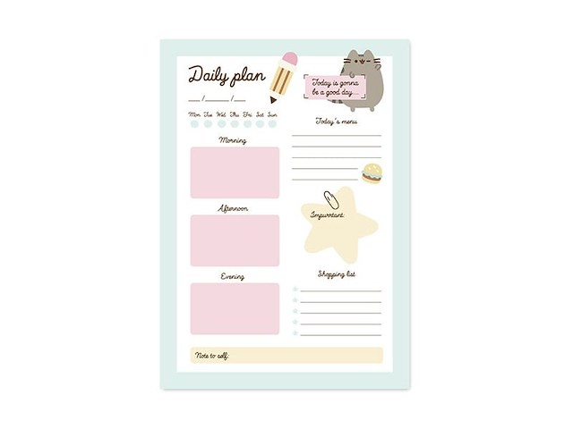 Stoni planer - Pusheen, Foodie, Collection, Day To Page