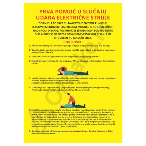 Prva pomoć u slučaju udara električne struje