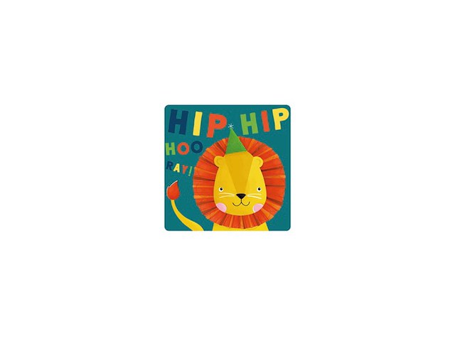 Čestitka - Hip Hip Hooray, Lion