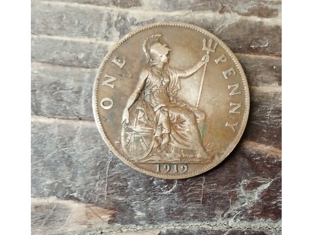 ENGLESKA 1 PENNY 1919