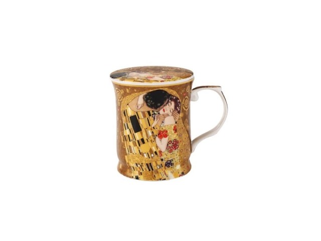 Šolja sa infjuzerom - Klimt, Kiss, Gold, 400 ml