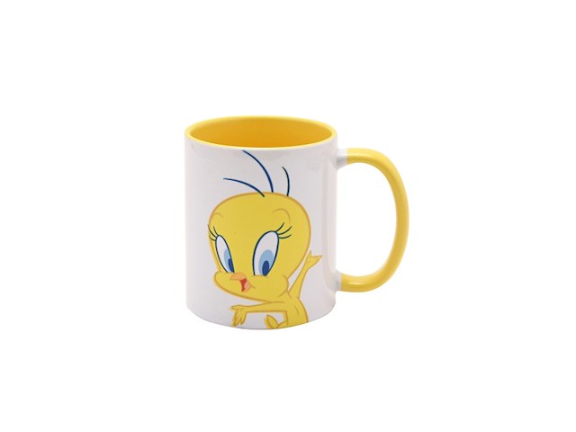 Šolja - Looney Tunes, Tweety Pie Yellow Inside Mug