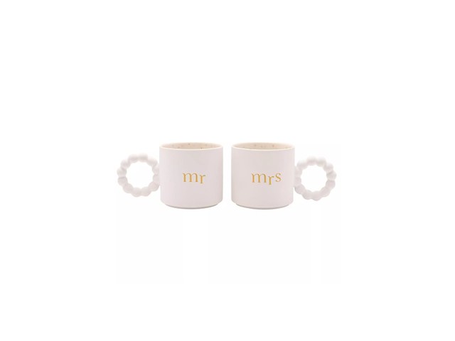 Šolje set 2 - Confetti Mug, Mr and Mrs