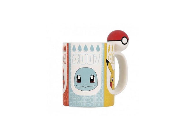 Šolja 3D - Pokemon, Pokeball, 460 ml