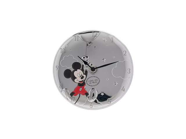 Zidni sat - Disney, Mickey and Minnie, Mickey, Silver 999