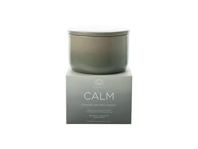 Sveća - Serenity, Calm, Bergamot &; Lavender, 430 g