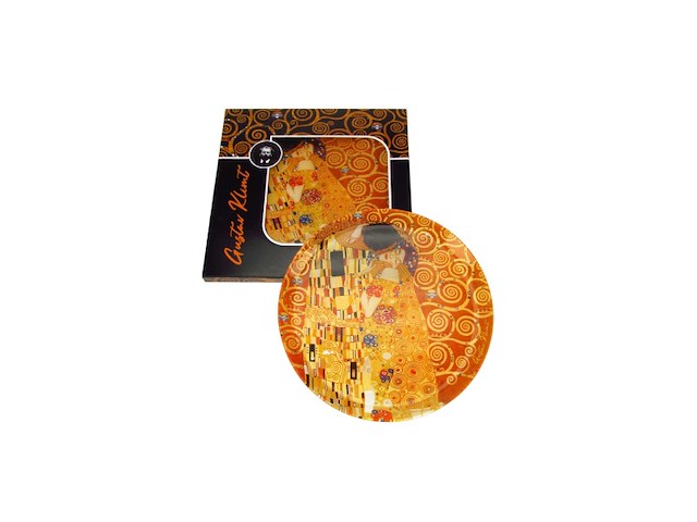 Poslužavnik - Klimt, Kiss, Round, 30 cm