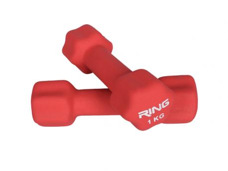 RING Set bućica za aerobik 2x1kg RX DB 2133-1 (Crvena)