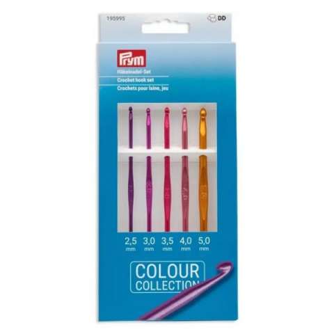 Heklice-Set Alu Colour Collection od 2,5mm-5mm