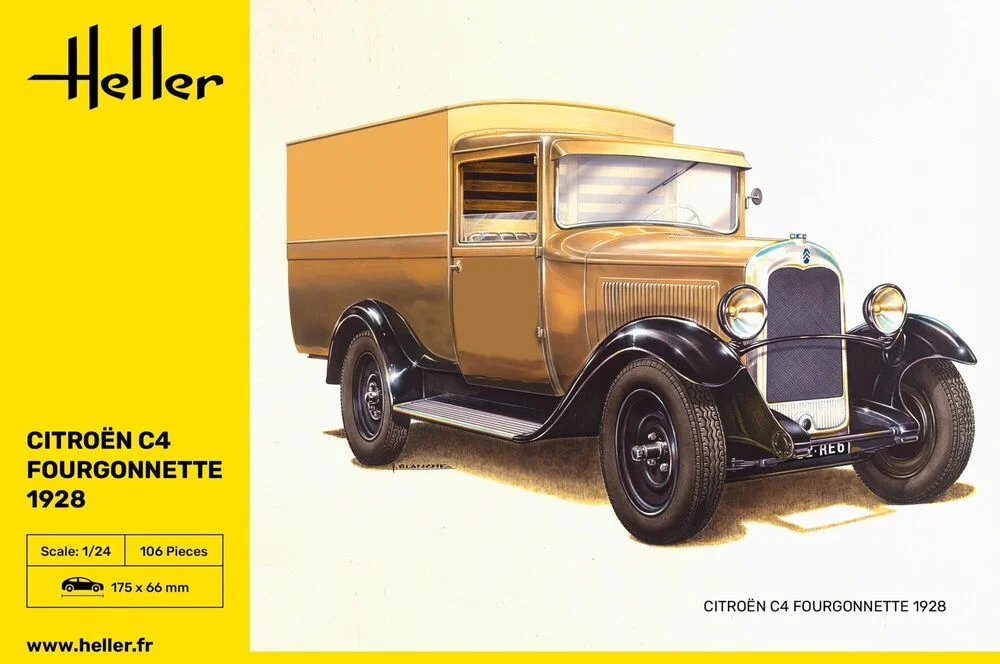 HELLER 1/24 Citroën C4 Fourgonnette 1928