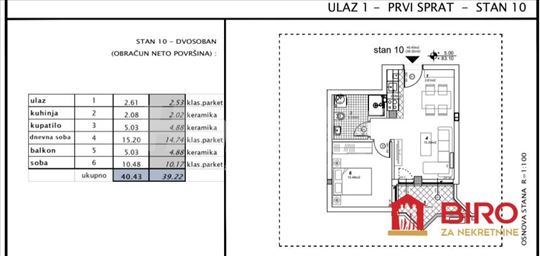 Stan,Novi Sad,Telep,kv: 39.00, ID: 1012357