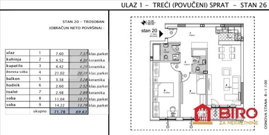 Stan,Novi Sad,Telep,kv: 70.00, ID: 1012368