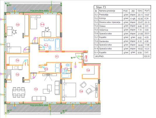Stara Pazova, Stan, 4.5, 123m2