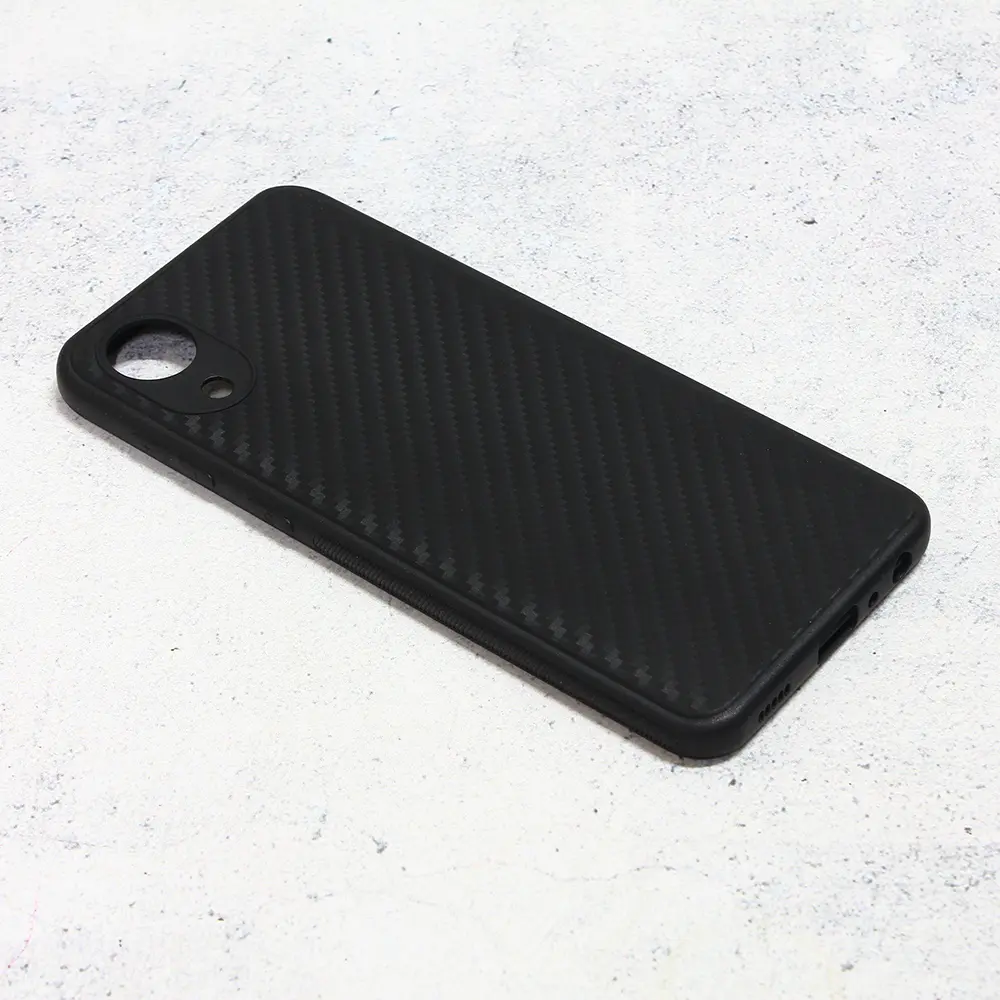 Maska za telefon Carbon fiber za Samsung A032F Galaxy A03 Core crna