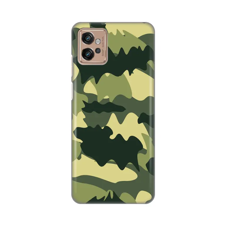 Silikonska maska za Motorola Moto G32 Army Print Skin maslinasta