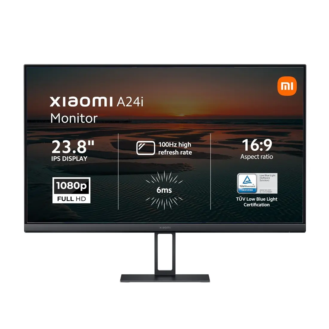Xiaomi Monitor A24i, 24″, Full HD, IPS, 100 Hz, HDMI, Crni