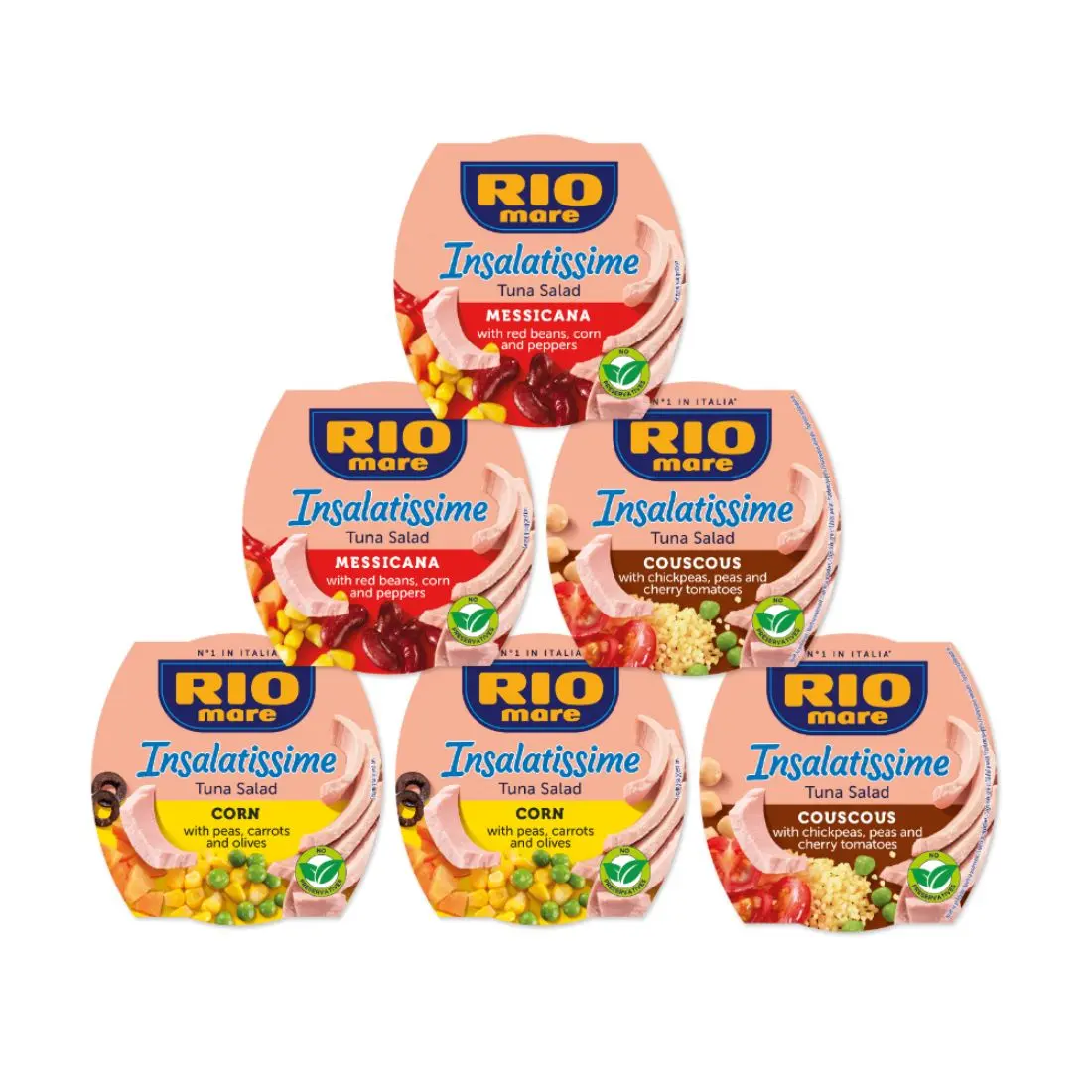 Rio Mare Paket tuna salata Insalatissime, 6 komada, 3 ukusa