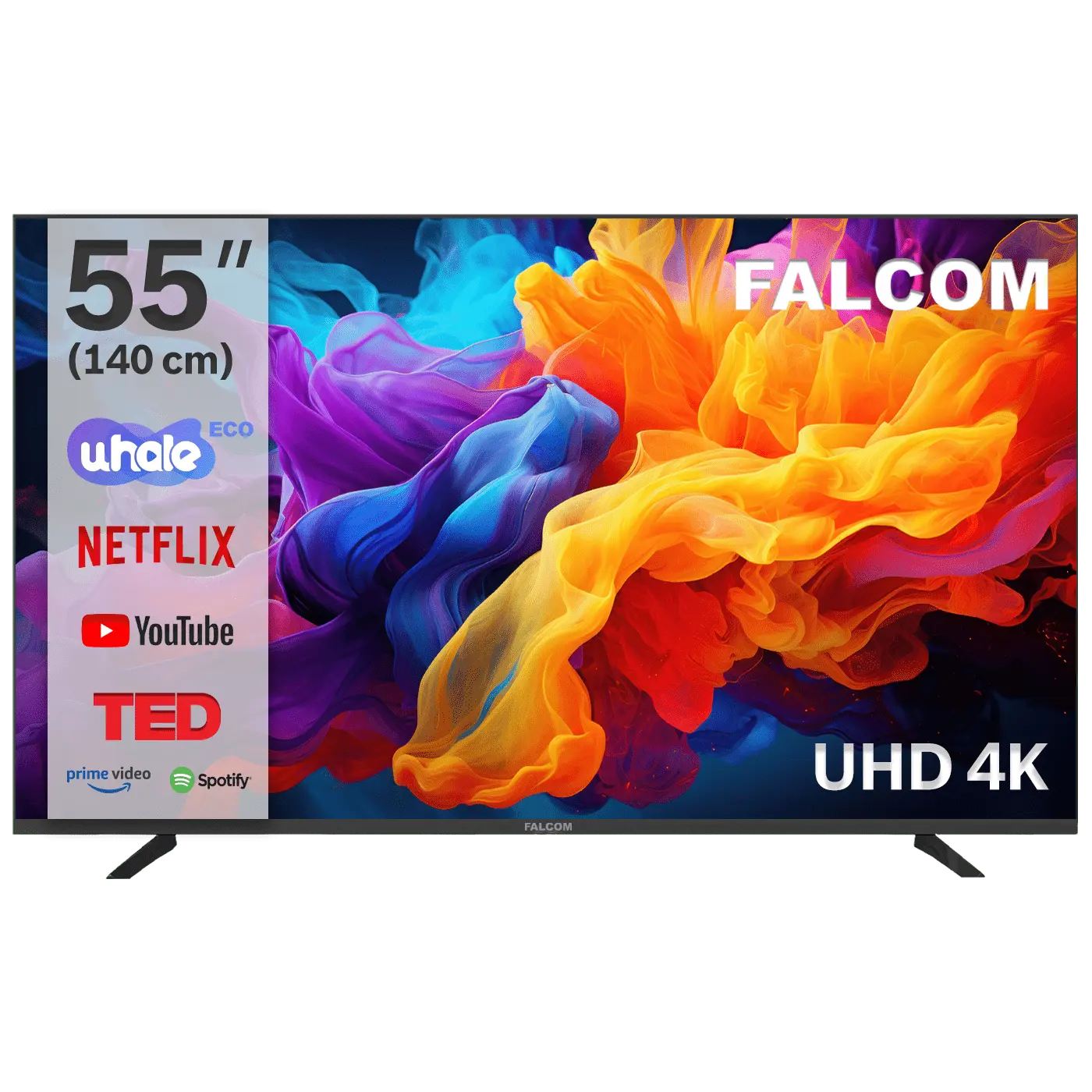 FALCOM Smart TV TV-55LTF024SM VOS, 55", LED, 4K UltraHD, Bluetooth, ViFi