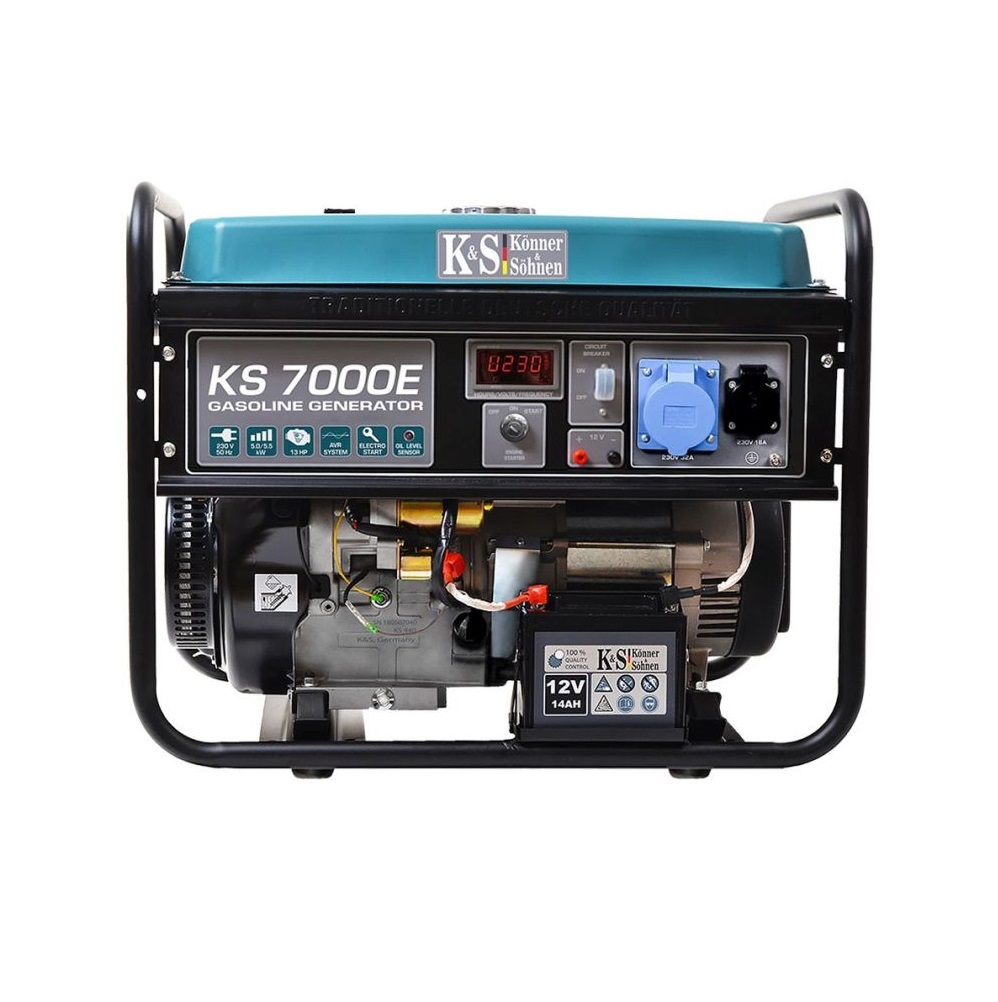 Könner & Söhnen benzinski agregat KS7000E, 5,5kW, 230V