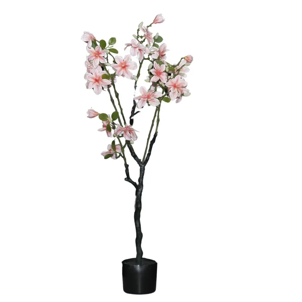 DekorDom Veštačko cveće u saksiji Magnolia, 120 cm