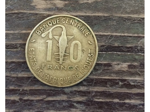 FRANCUSKA ZAPADNA AFRIKA 10 F 1964