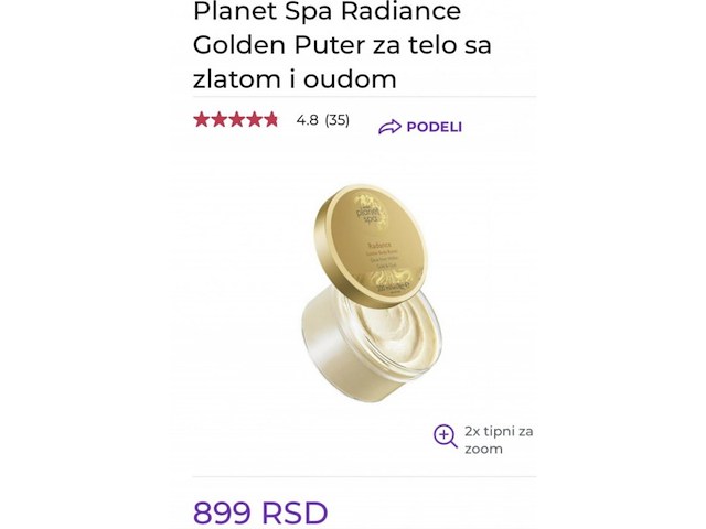 Avon Planet Spa puter za telo ( 200ml ) - novo