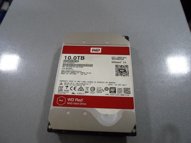 Western Digital WD100EFAX RED hard disk 10TB 3.5` SATA
