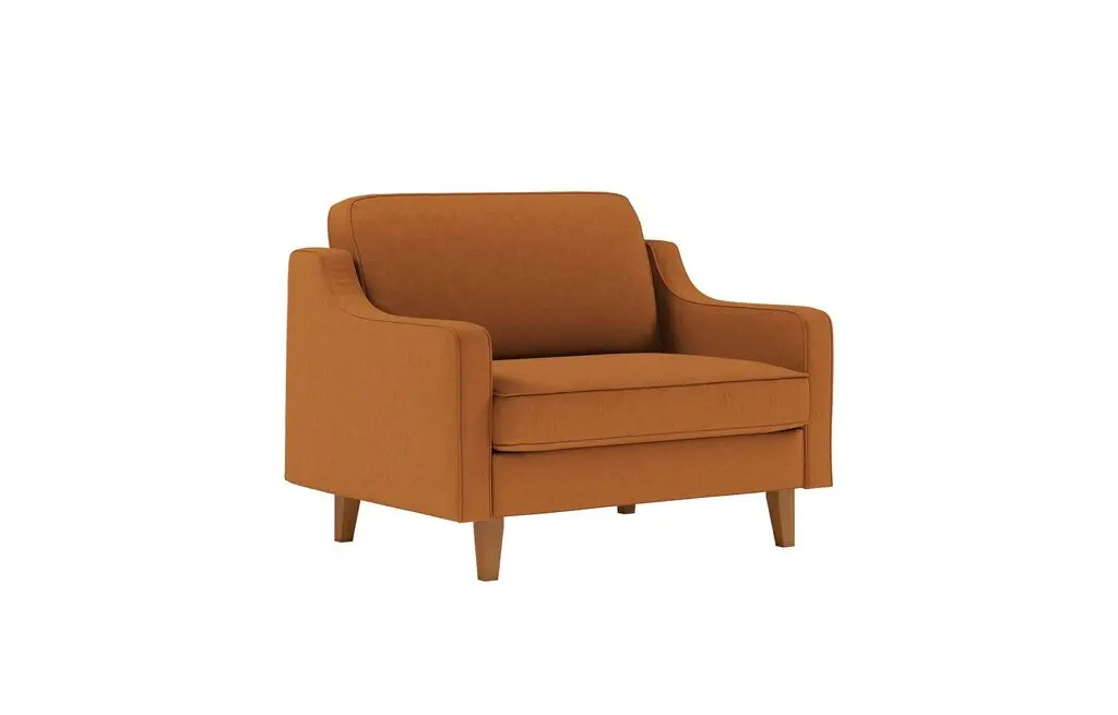 Atelier del Sofa Fotelja Robin Loveseat, Narandžasta