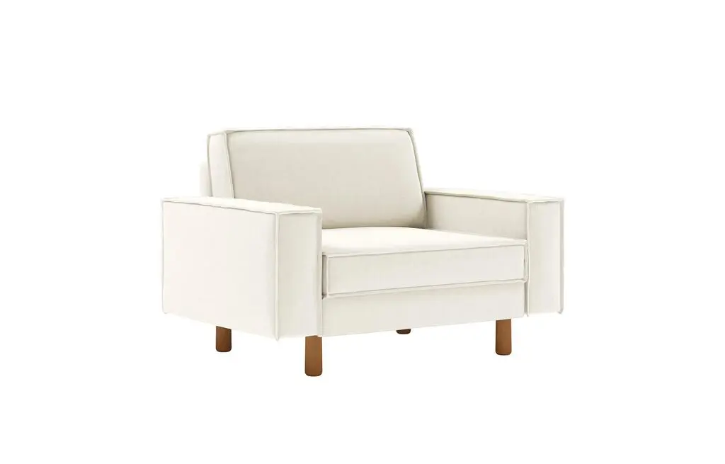 Atelier del Sofa Fotelja Sparrow Loveseat, Bela