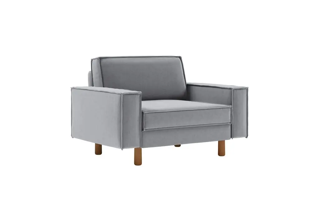 Atelier del Sofa Fotelja Sparrow Loveseat, Svetlosiva