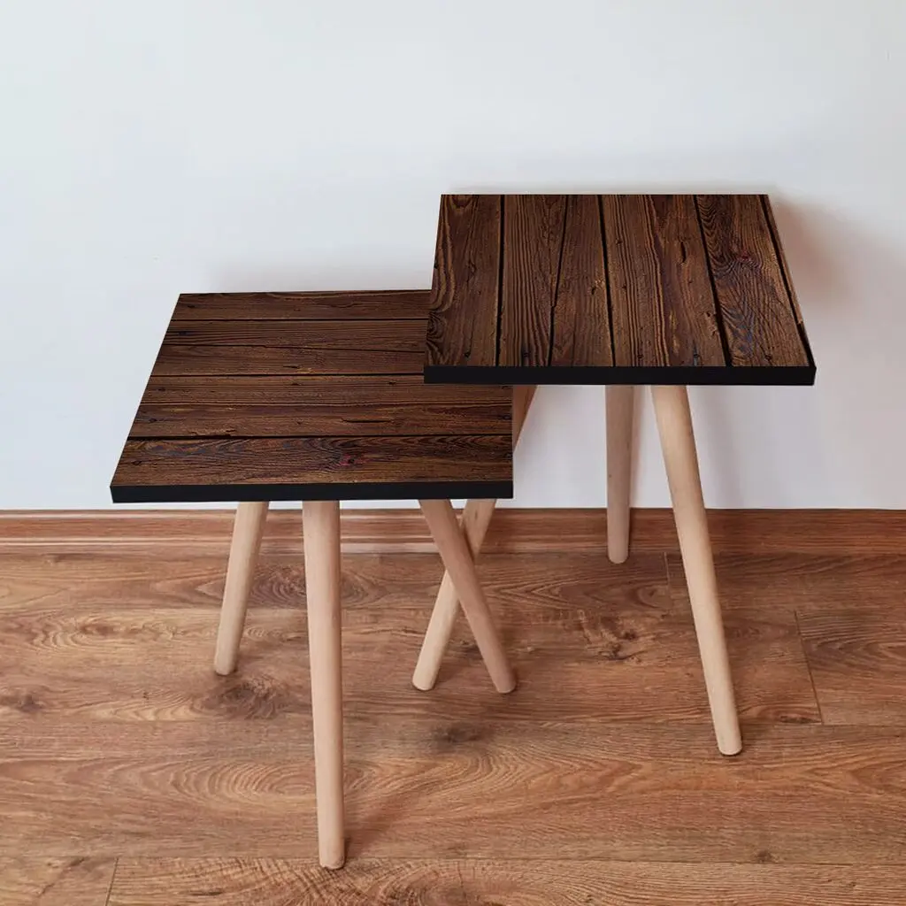 Hanah Home Set klub stočića 2Shp386, 2 komada, Šareni