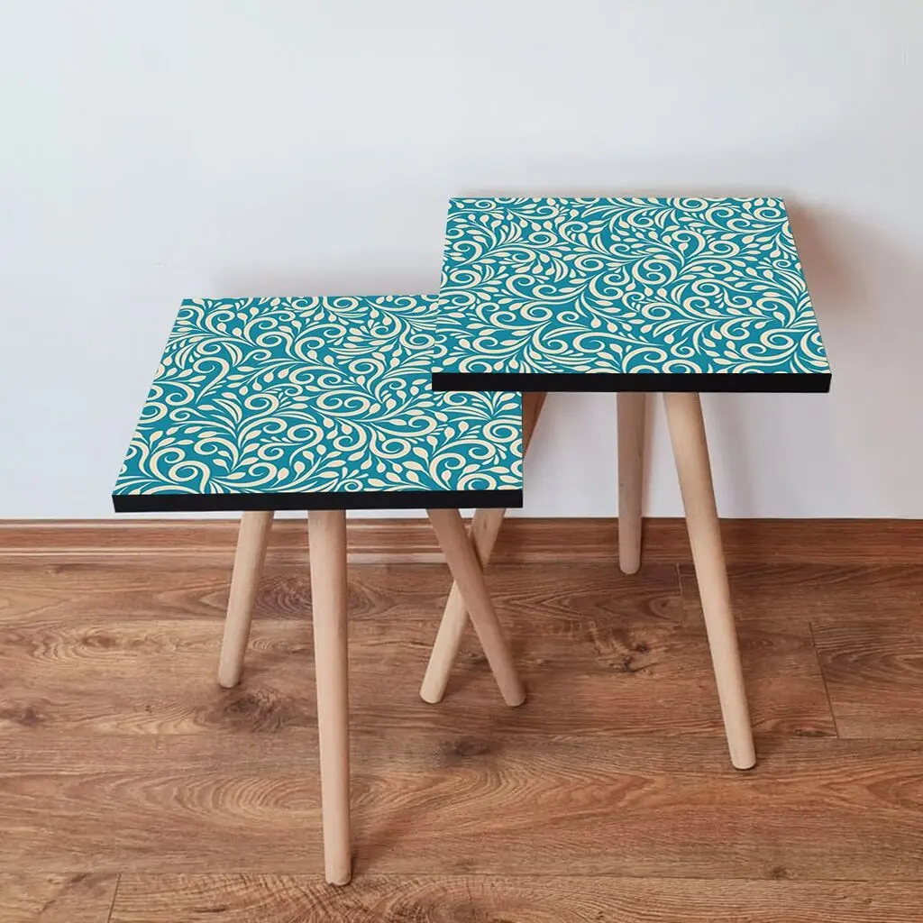Hanah Home Set klub stočića 2Shp68, 2 komada, Šareni
