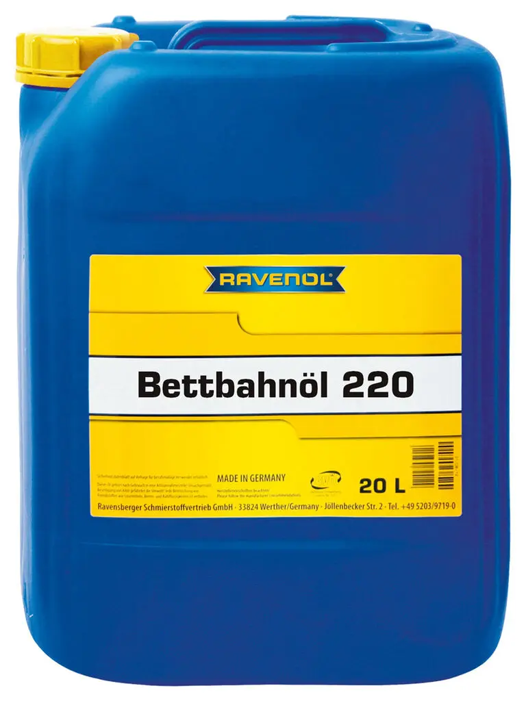 Ravenol Ulje za klizne vođice Bettbahnöl 220, 20 l