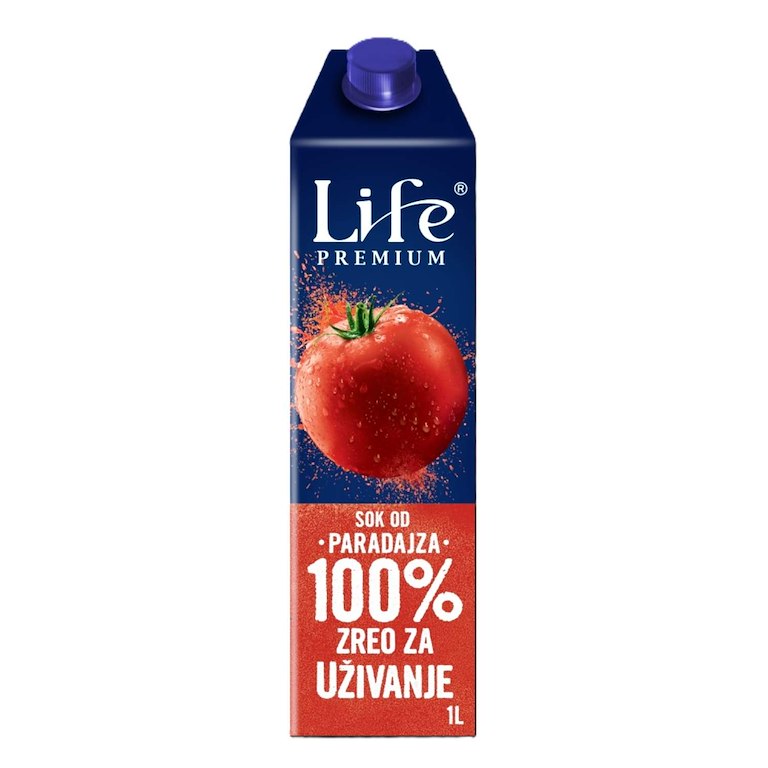 Life sok paradajz 100% 1l life premium