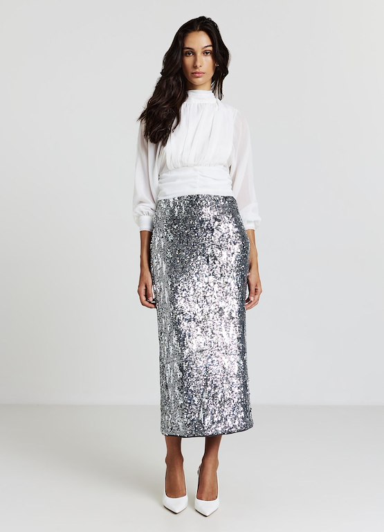 PLEATED BLOUSE BELA VUNA